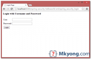 Spring Security hello world example - Mkyong.com