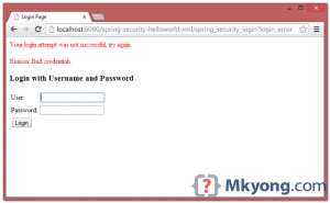Spring Security hello world example - Mkyong.com