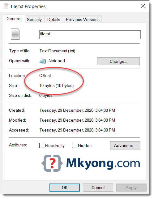 How To Read File In Java FileInputStream Mkyong