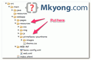 Create a custom theme in PrimeFaces - Mkyong.com