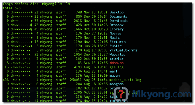 Add Color To The Bash Terminal In Mac OS X Mkyong