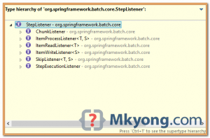 Spring Batch listeners example - Mkyong.com