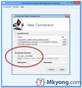 jConsole - JMX remote access on Tomcat - Mkyong.com