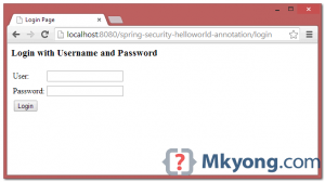 Spring Security Hello World Annotation Example - Mkyong.com