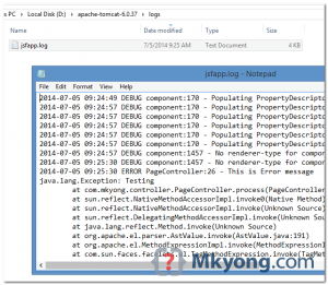 JSF 2 + Log4j Integration Example - Mkyong.com