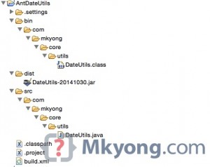 Ant - How to create a Java Project - Mkyong.com
