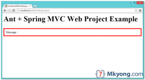 Ant - Spring MVC and WAR file Example - Mkyong