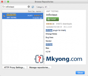 Intellij + Infinitest Continuous Testing - Mkyong.com