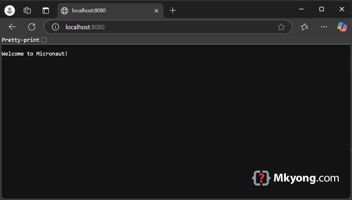 Micronaut Hello World Example - Mkyong.com