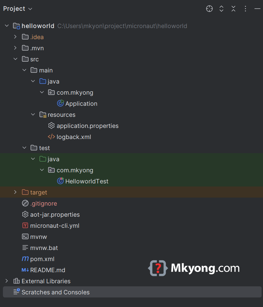Micronaut Hello World Example - Mkyong.com